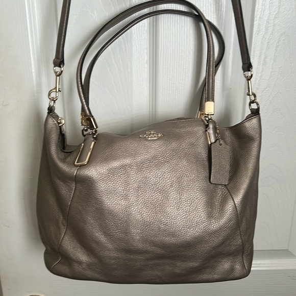Coach | Bags | Coach Purse Goldish Color | Poshmark